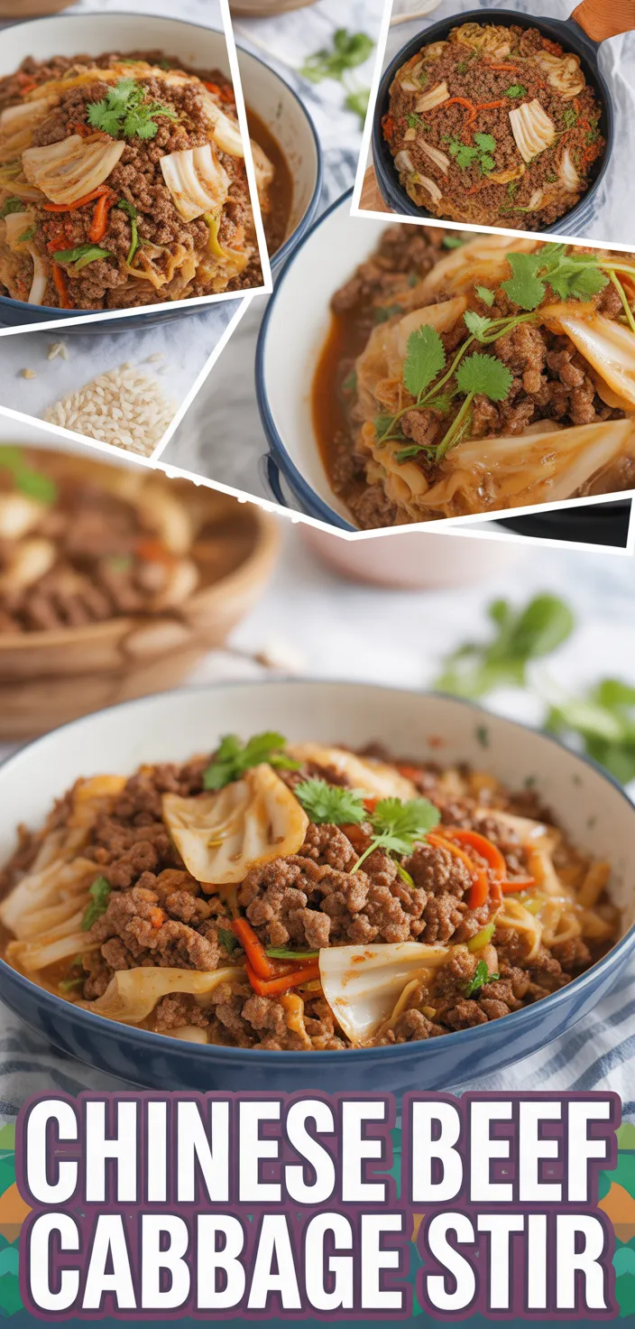 Chinese Ground Beef And Cabbage Stir Recipe - Pekingplates.com